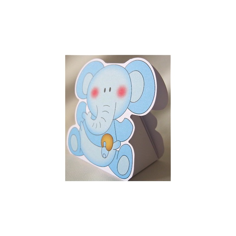 Ballotin "Bébé Eléphant bleu"